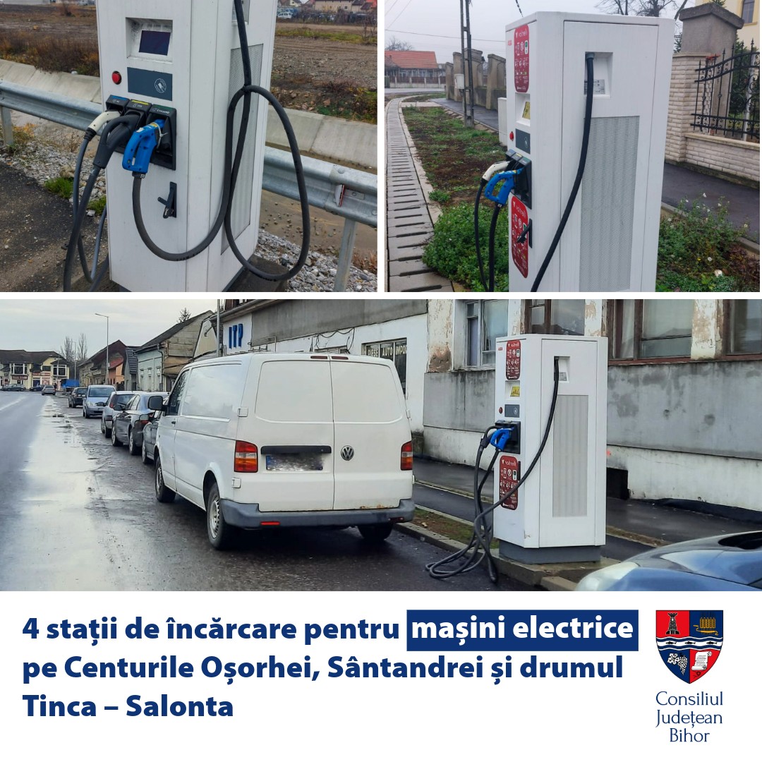 Stații de încărcare pentru mașini electrice pe centurile Oșorhei ...